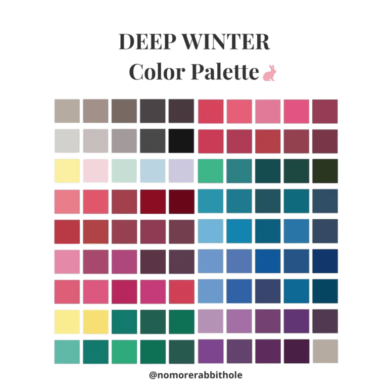 Deep Winter Color Analysis - Comprehensive Guide